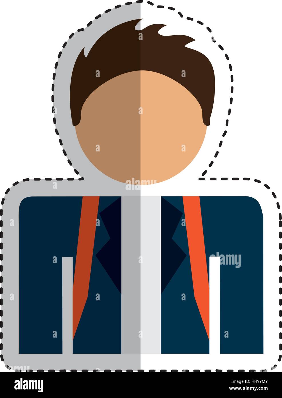 little boy student avatar vector illustration design Stock Vector Image ...