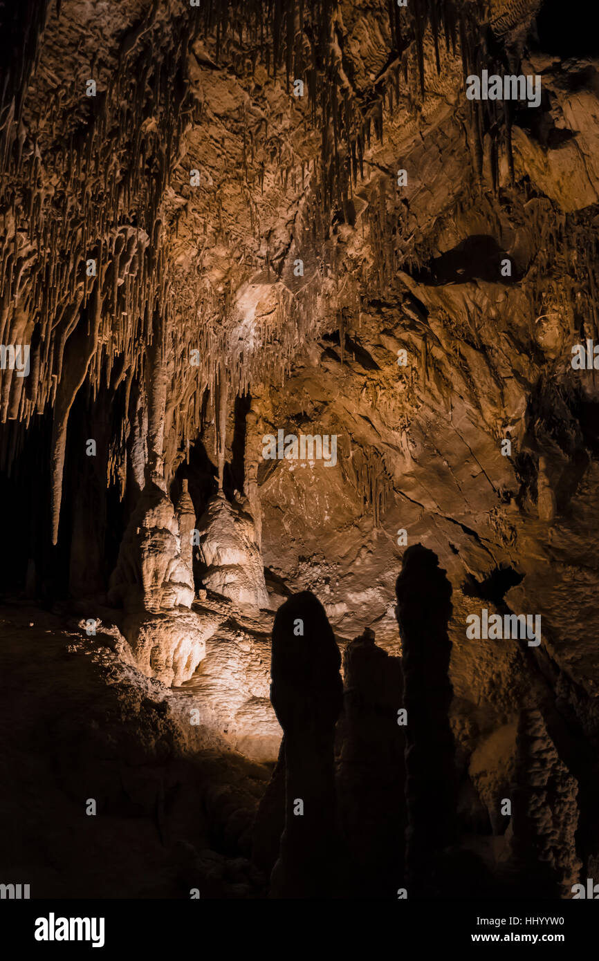 Soda straws stalactites stalagmites hi-res stock photography and images ...