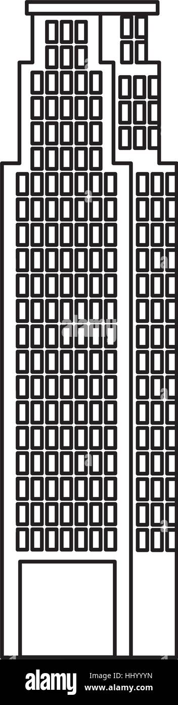 big building silhouette icon Stock Vector Image & Art - Alamy