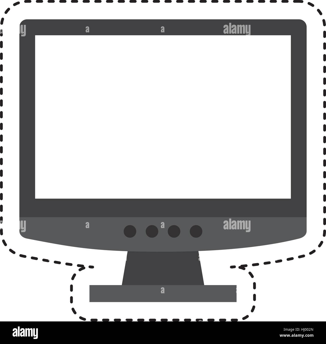 computer desktop isolated icon vector illustration design Stock Vector ...