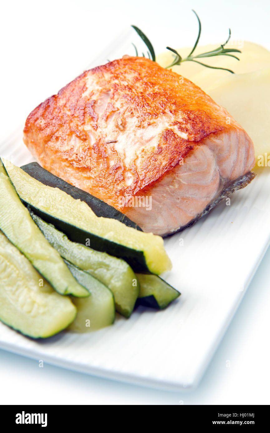 restaurant, food, aliment, health, horizontal, angle, fish, plate, diet ...