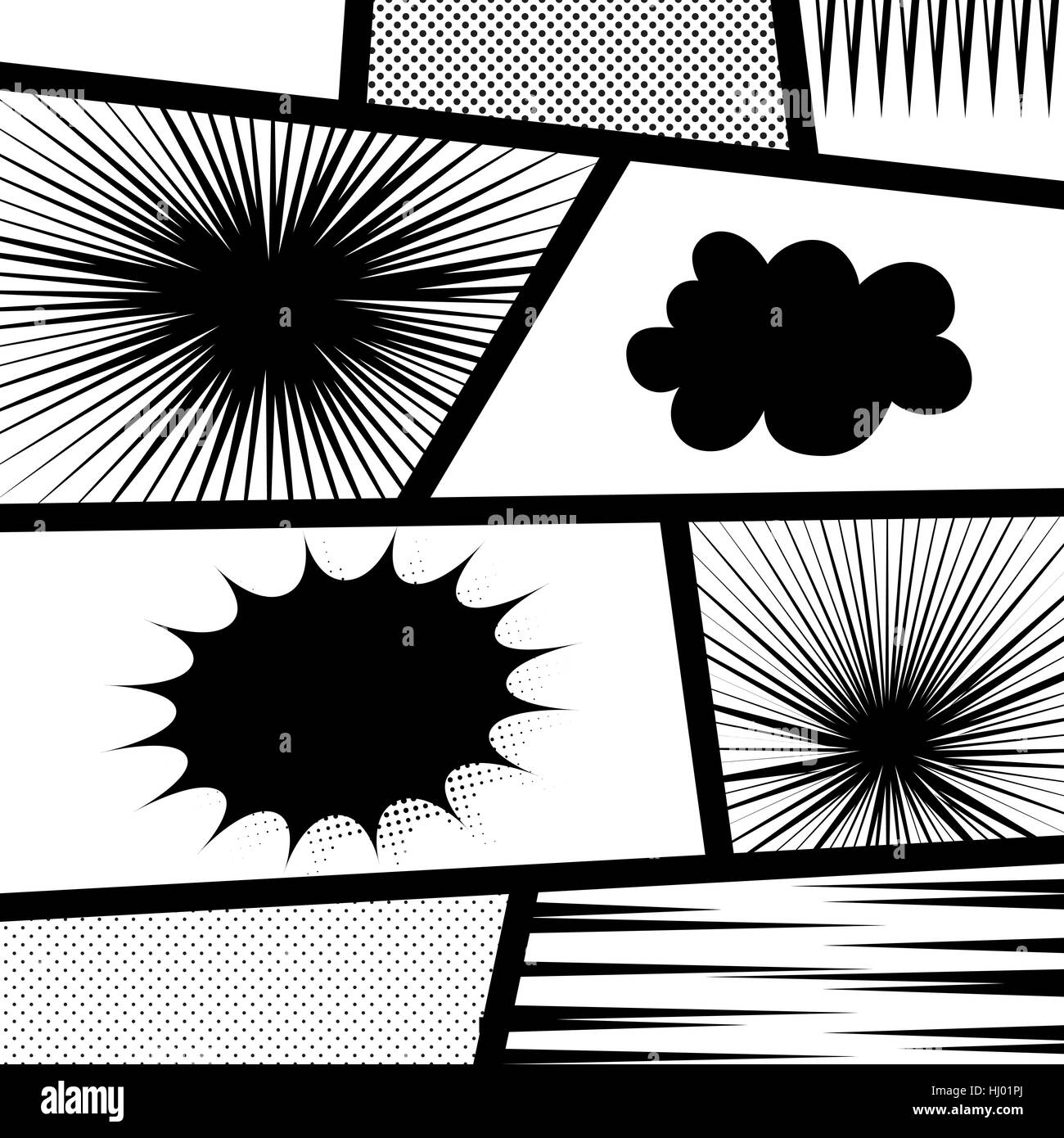 Monochrome graphic element design Stock Vector Images - Alamy