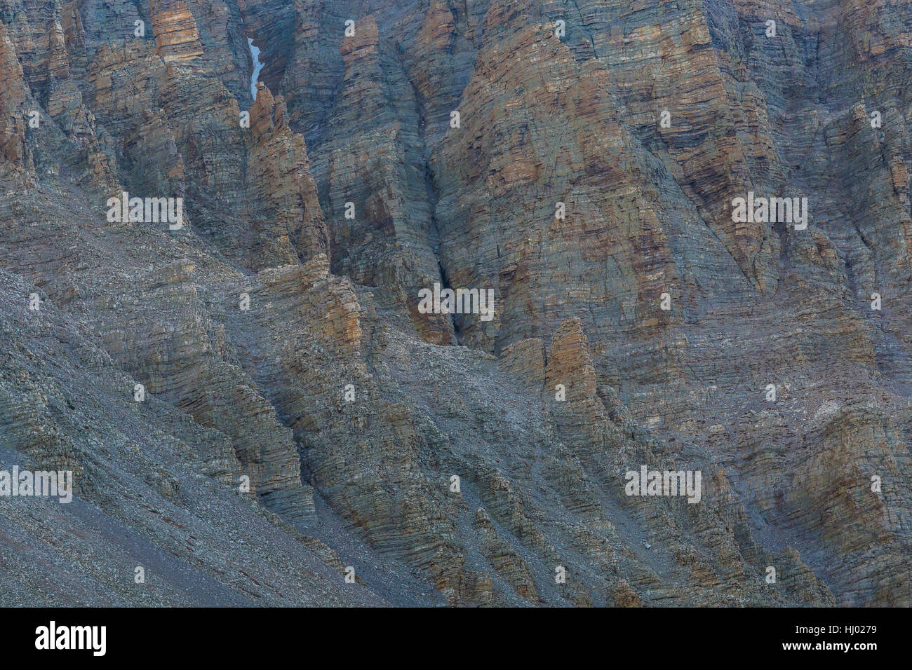 Glacier-carved cliffs of Jeff Davis Peak, the third highest mountain in ...