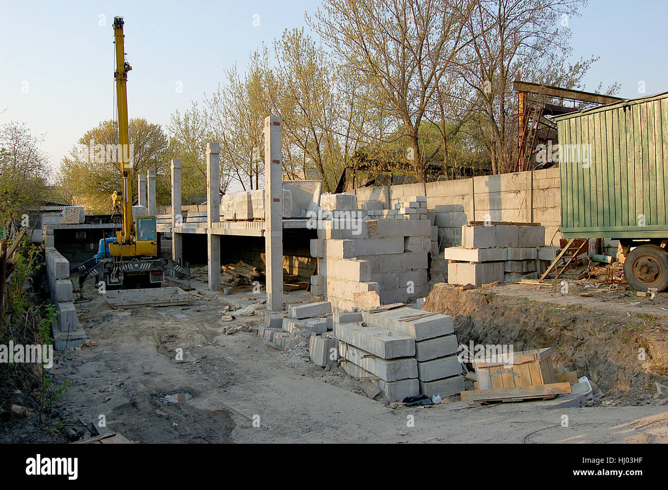 Build a house and sun Stock Photo - Alamy