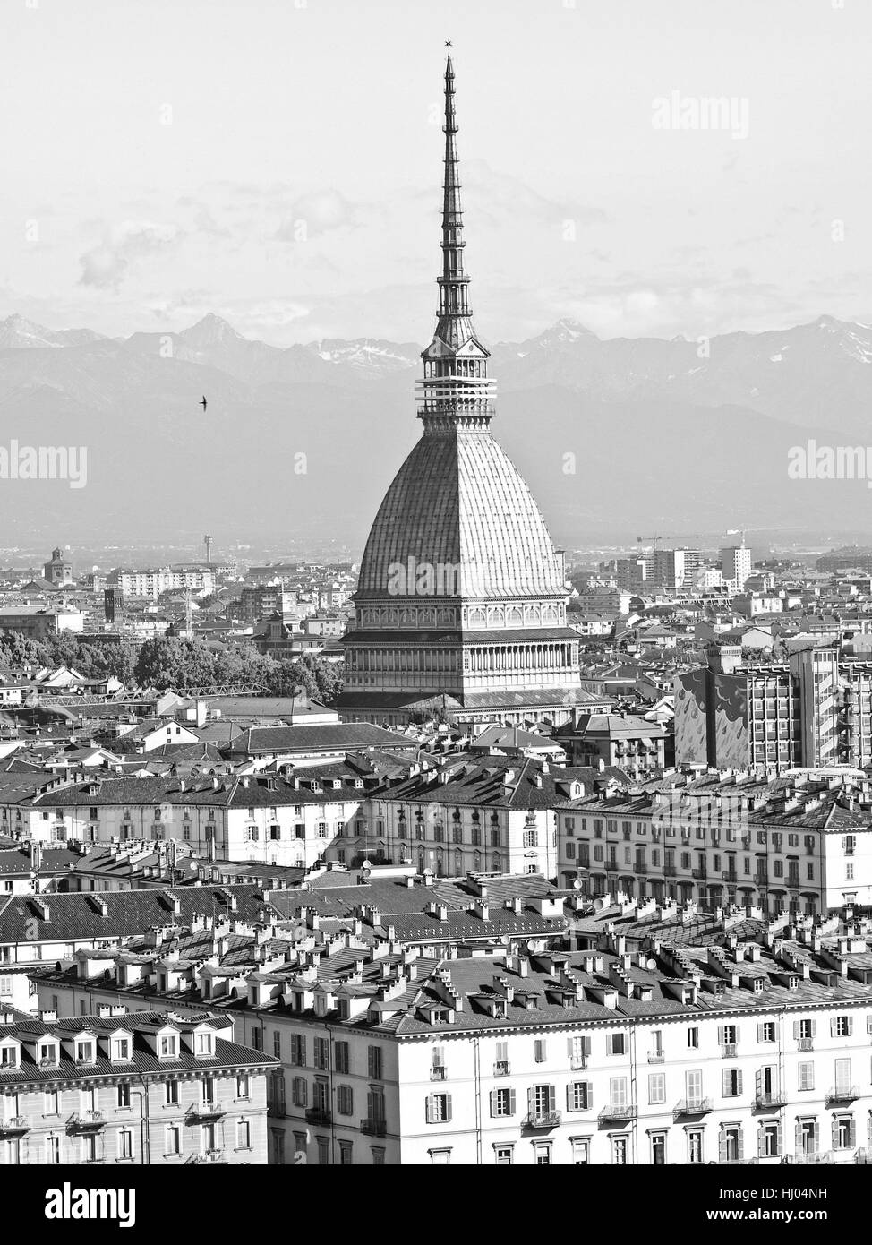 Torino view Black and White Stock Photos & Images - Alamy