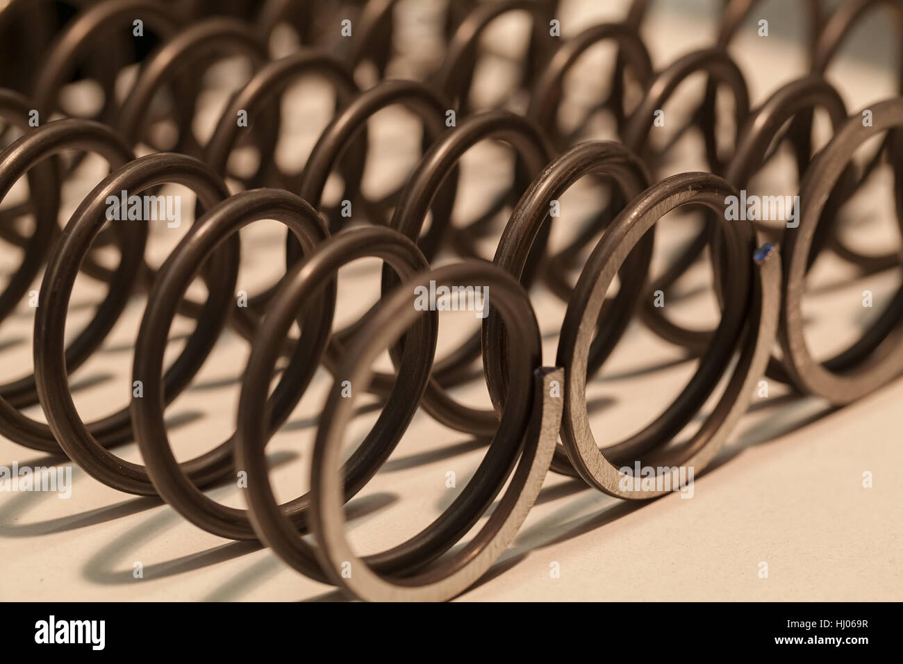 steel springs for various purposes Stock Photo - Alamy