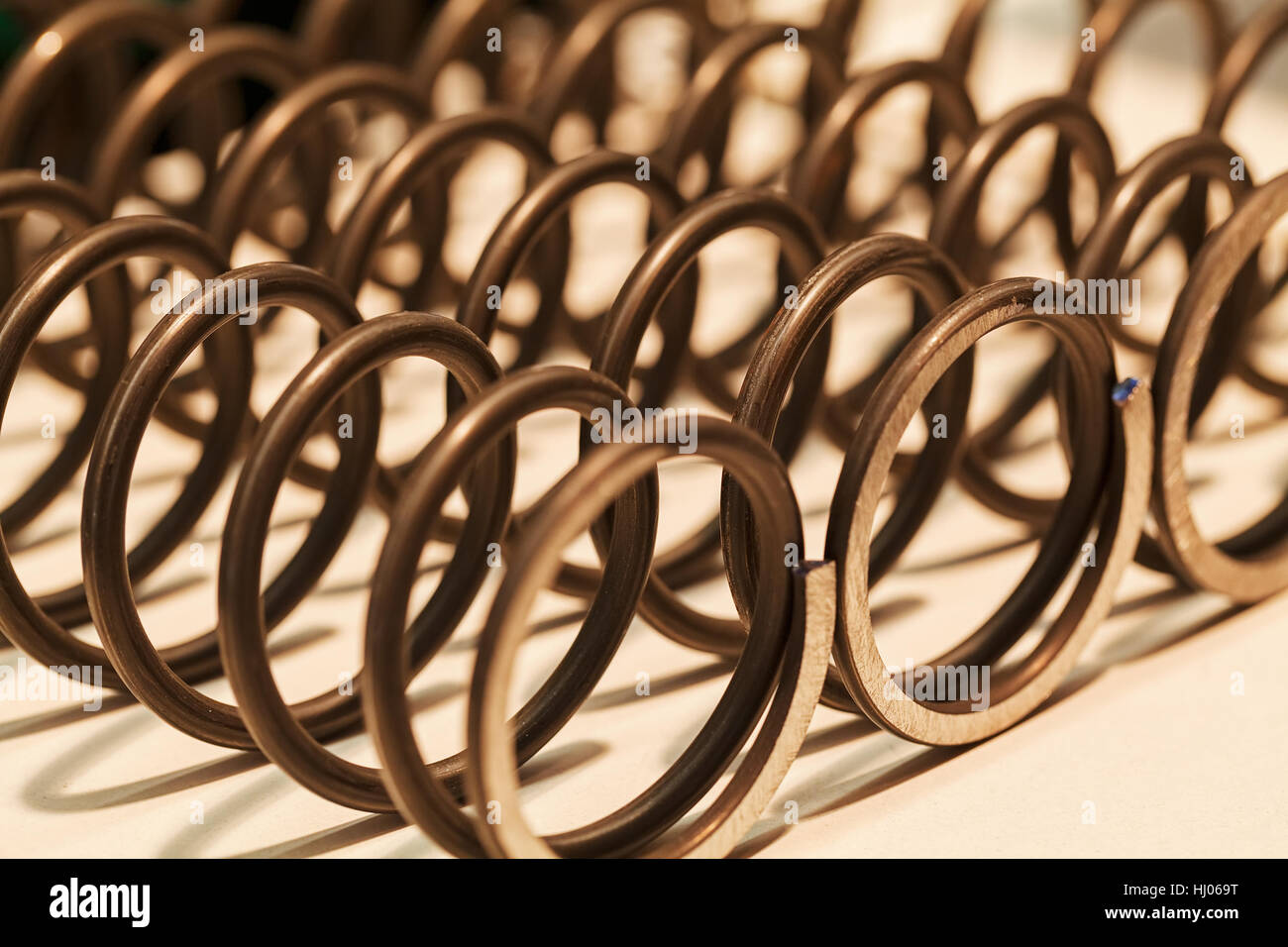 steel springs for various purposes Stock Photo - Alamy