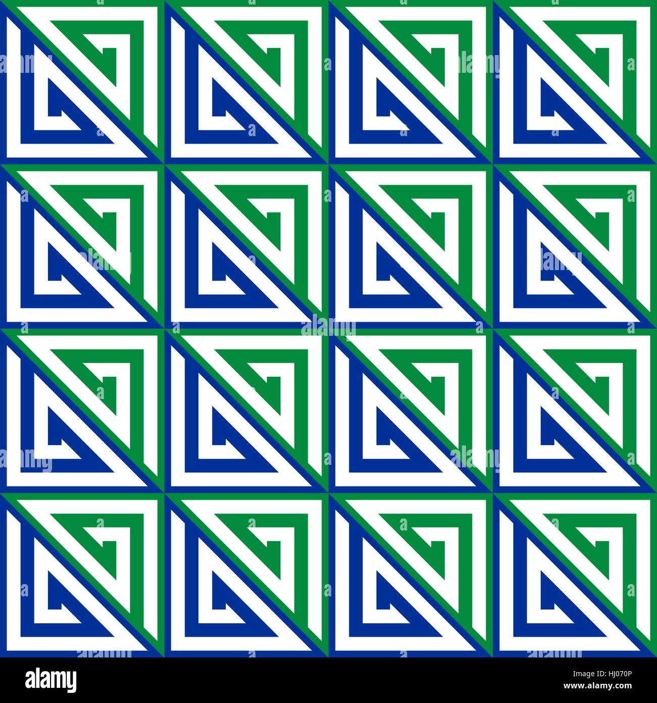 Contemporary Aztec style pattern (adjacent equilateral triangles in ...