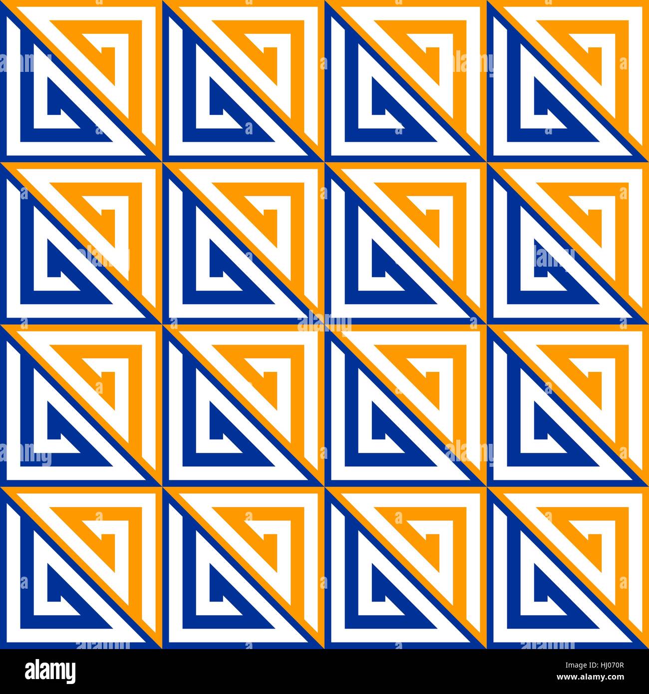 Contemporary Aztec style pattern (adjacent equilateral triangles in ...