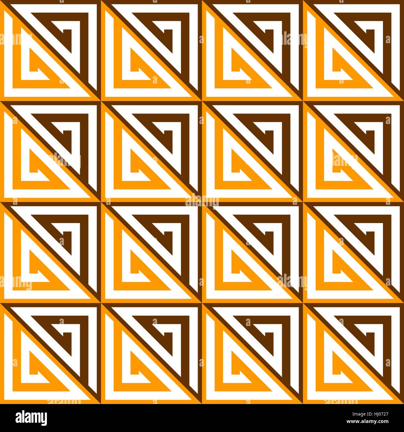 Contemporary Aztec style pattern (adjacent equilateral triangles in ...