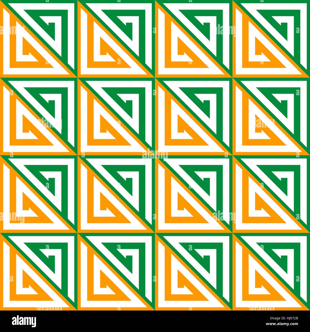 Contemporary Aztec style pattern (adjacent equilateral triangles in ...