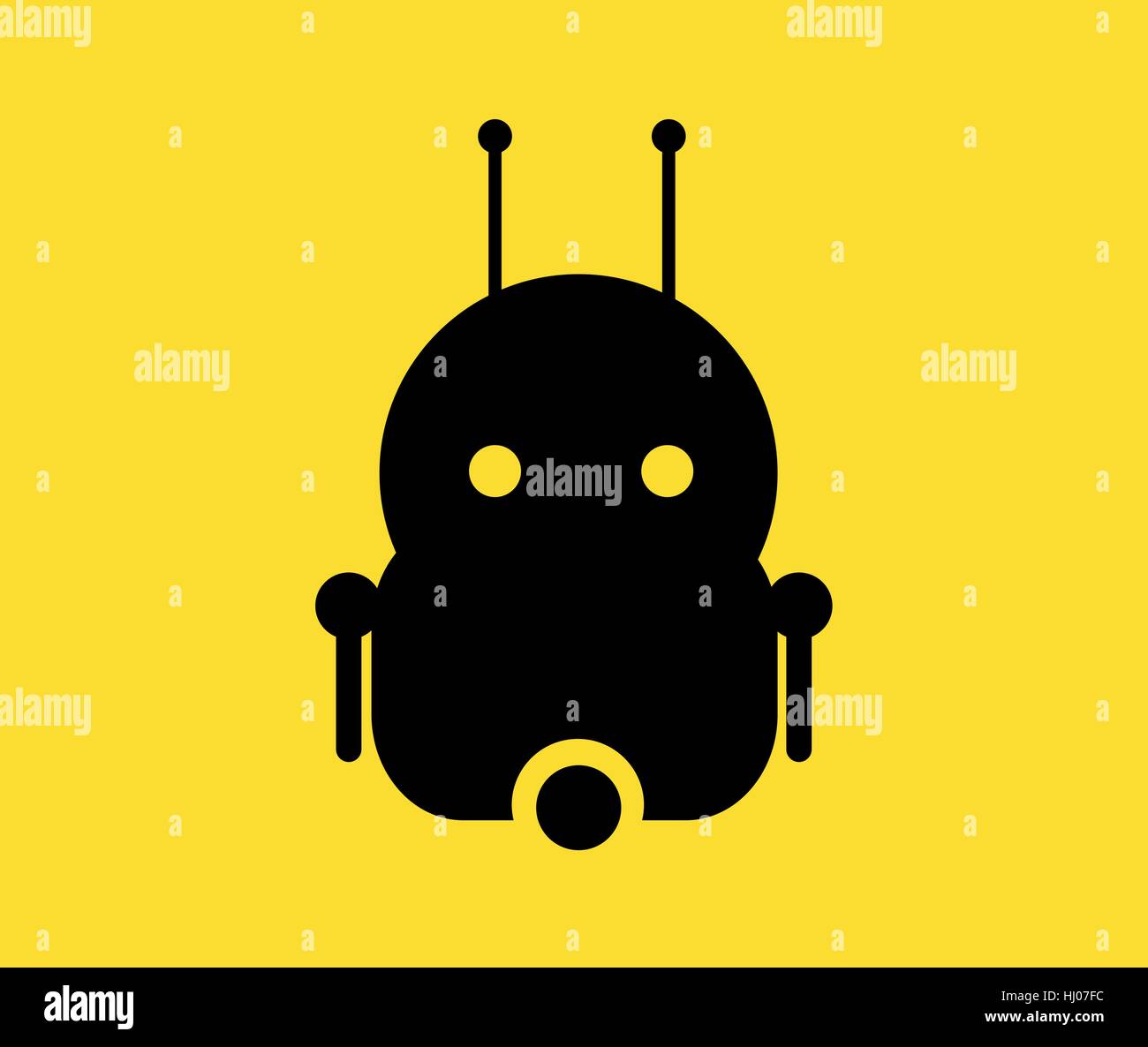 Cyber Robot Mascot Design Stock Vector Image & Art - Alamy