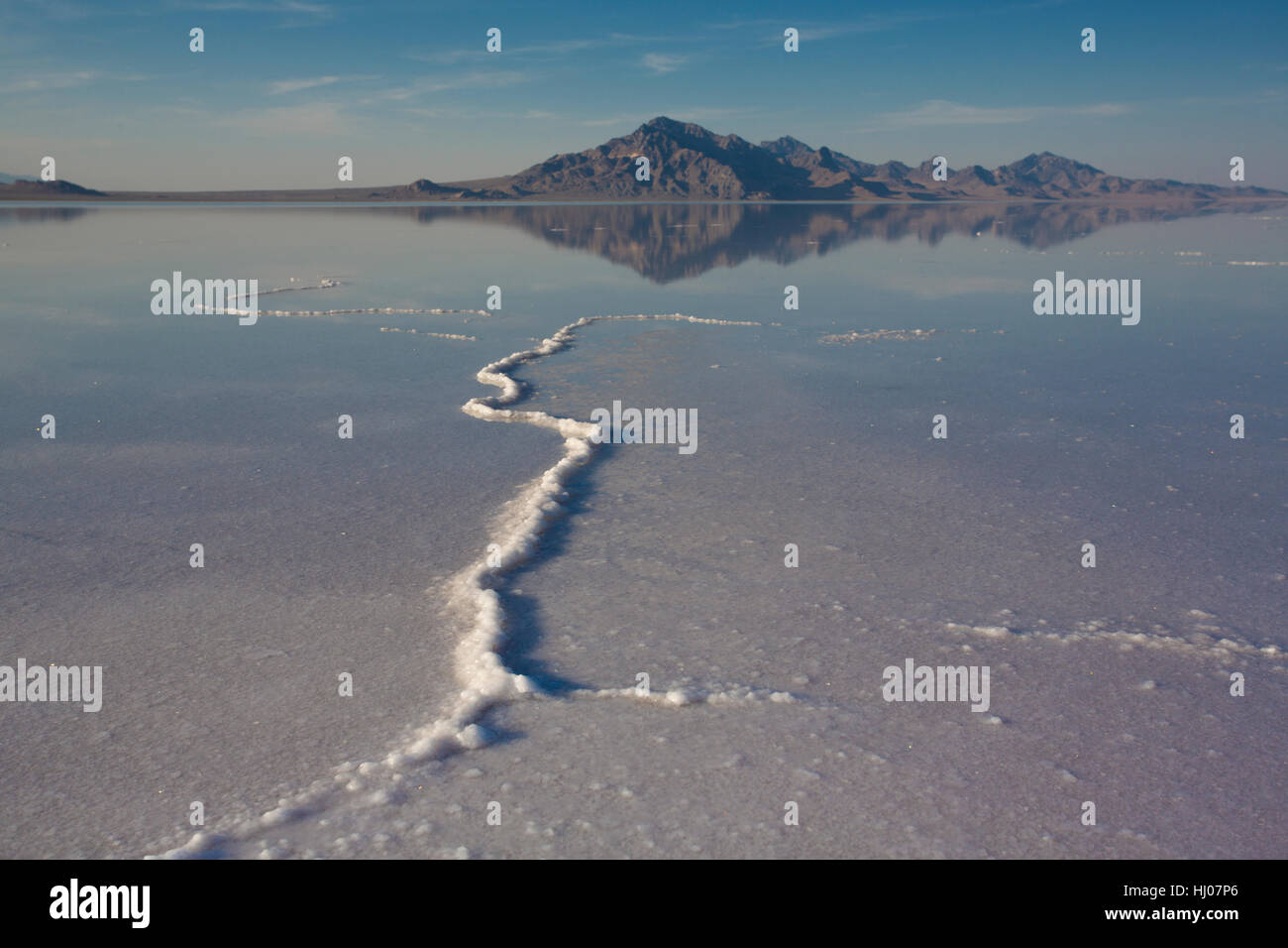 desert, wasteland, sunset, cloud, reflection, nevada, reflections ...