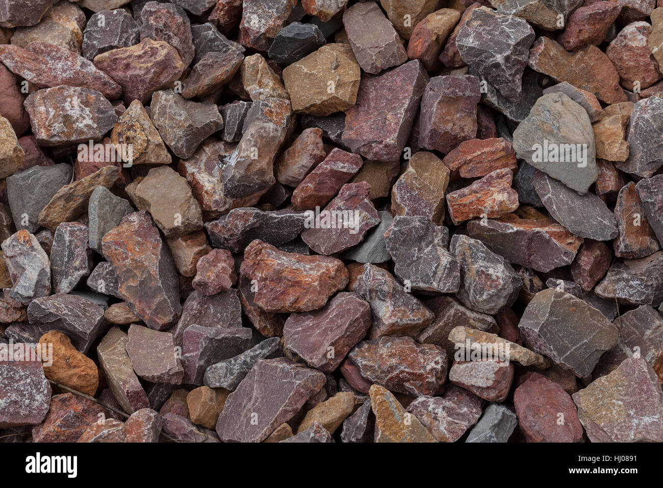 pathway of colorful stones in nature Stock Photo - Alamy