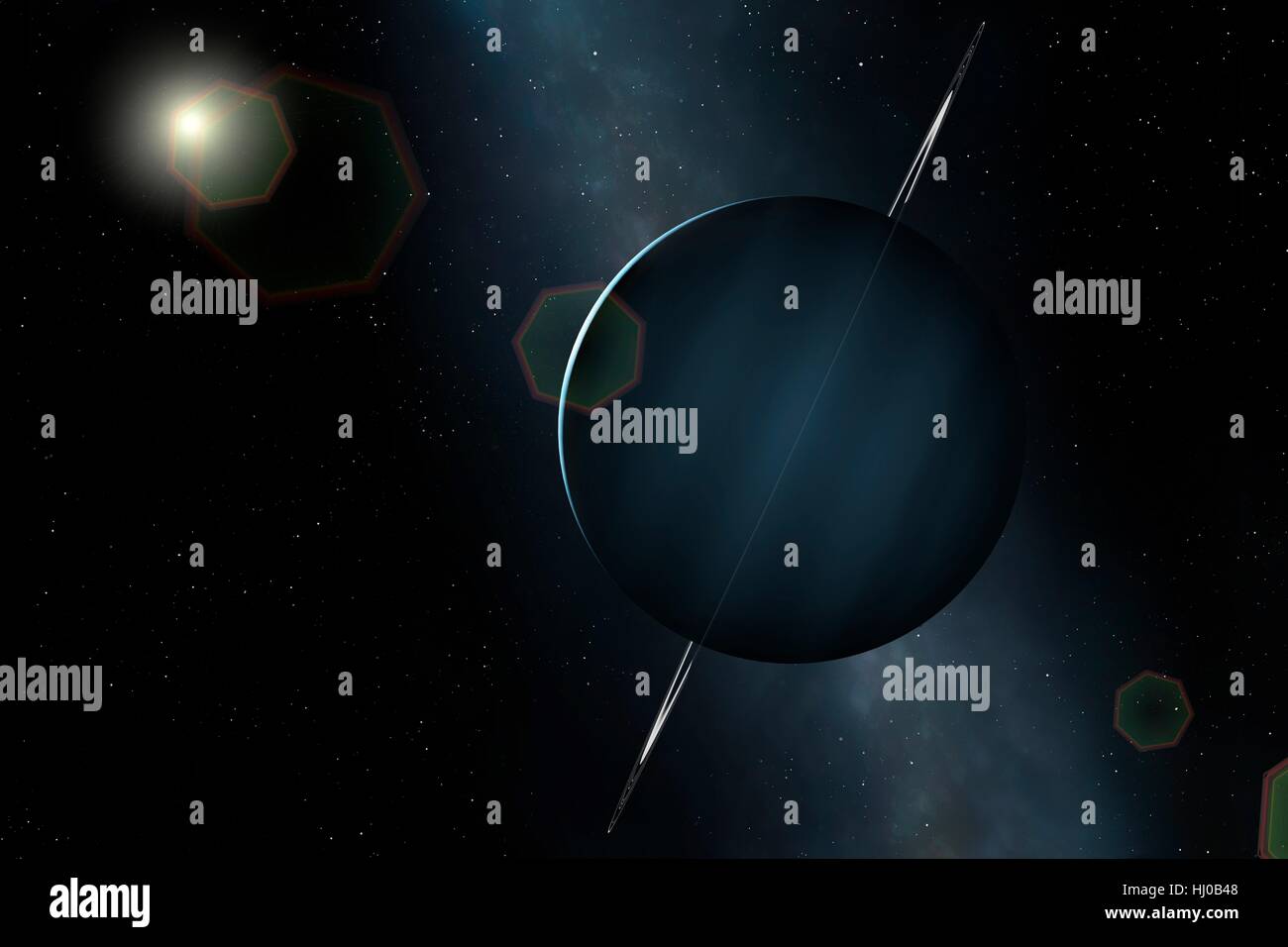 Uranus rings hi-res stock photography and images - Alamy