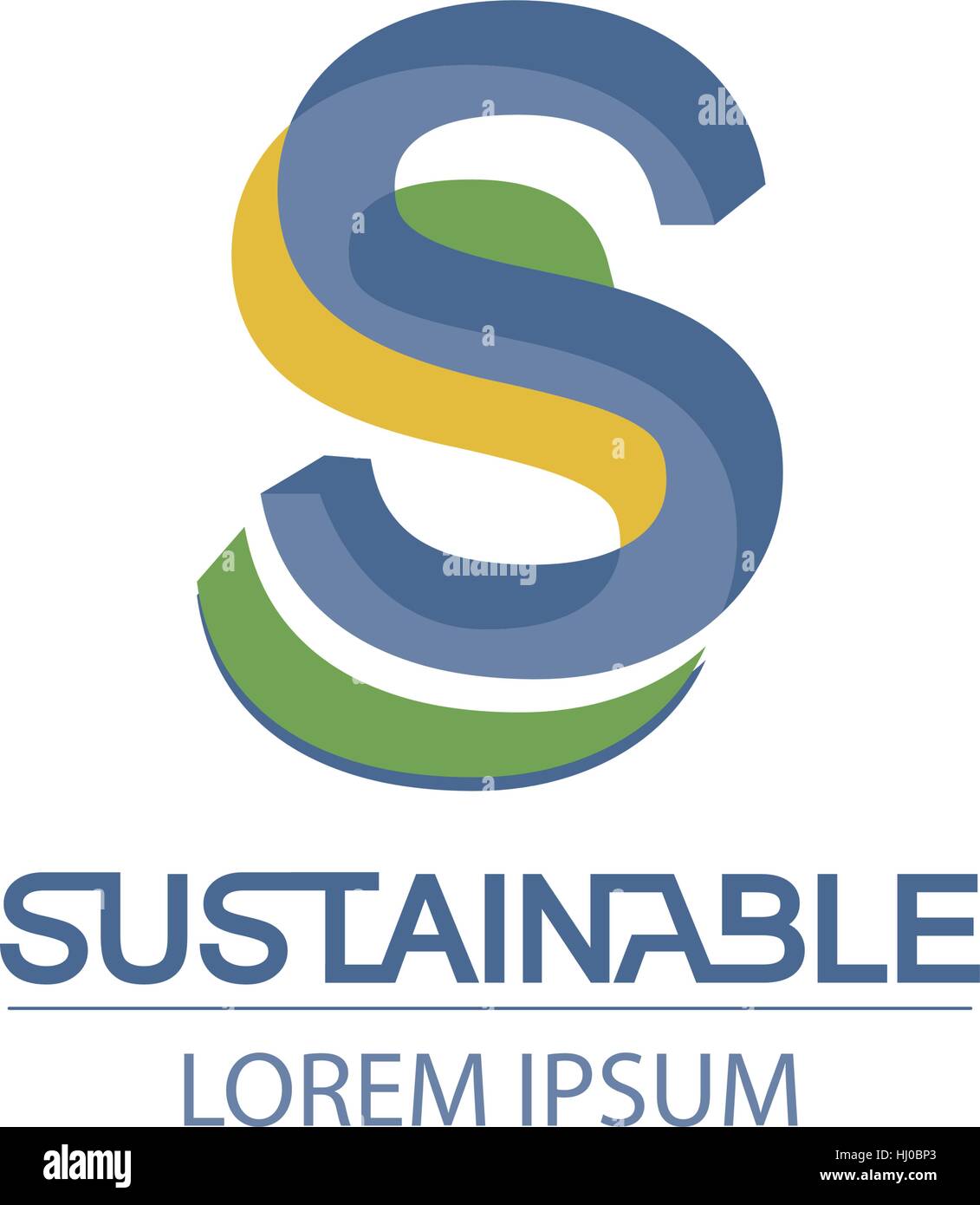 Sustainable Logo Design Concept Stock Vector Image & Art - Alamy