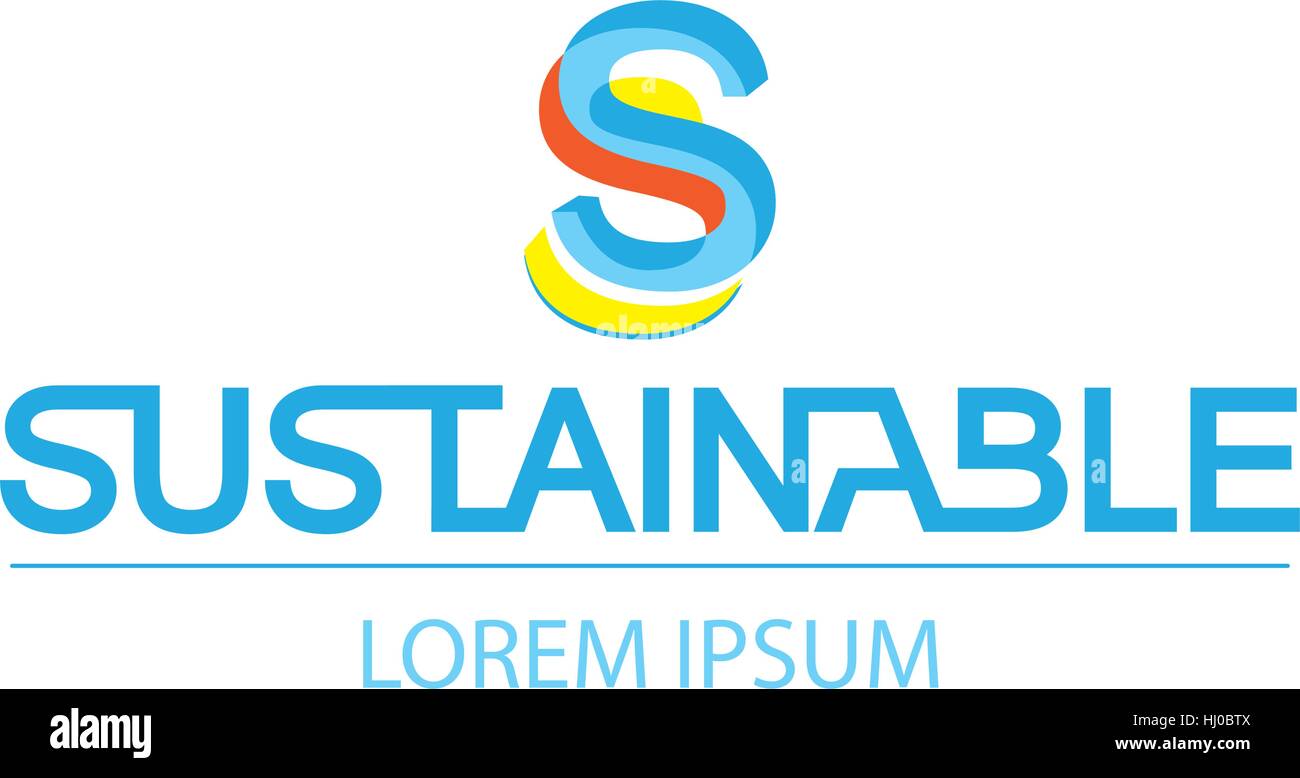 Sustainable Logo Design Concept Stock Vector Image & Art - Alamy
