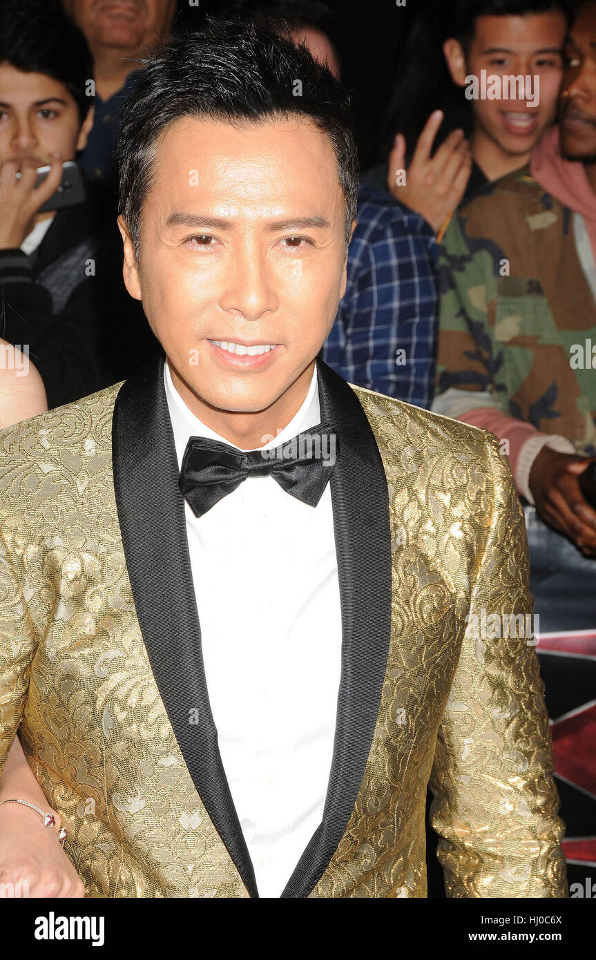 Hollywood, USA. 19th Jan, 2017. Actor Donnie Yen at the 'xXx - Return ...