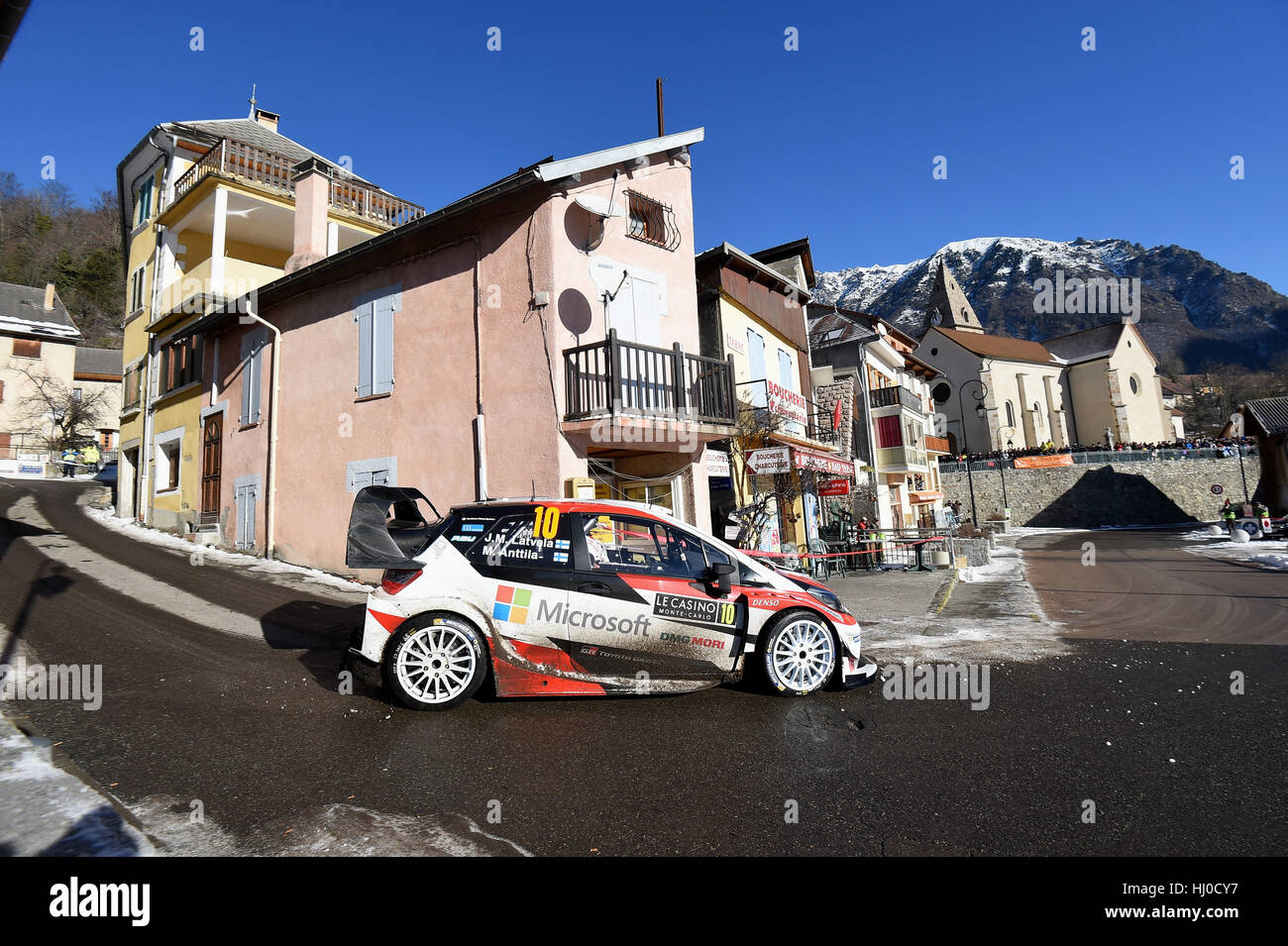 Monte Carlo, Monaco. 20th Jan, 2017. Jari Matti Latvala (Toyota Yaris ...