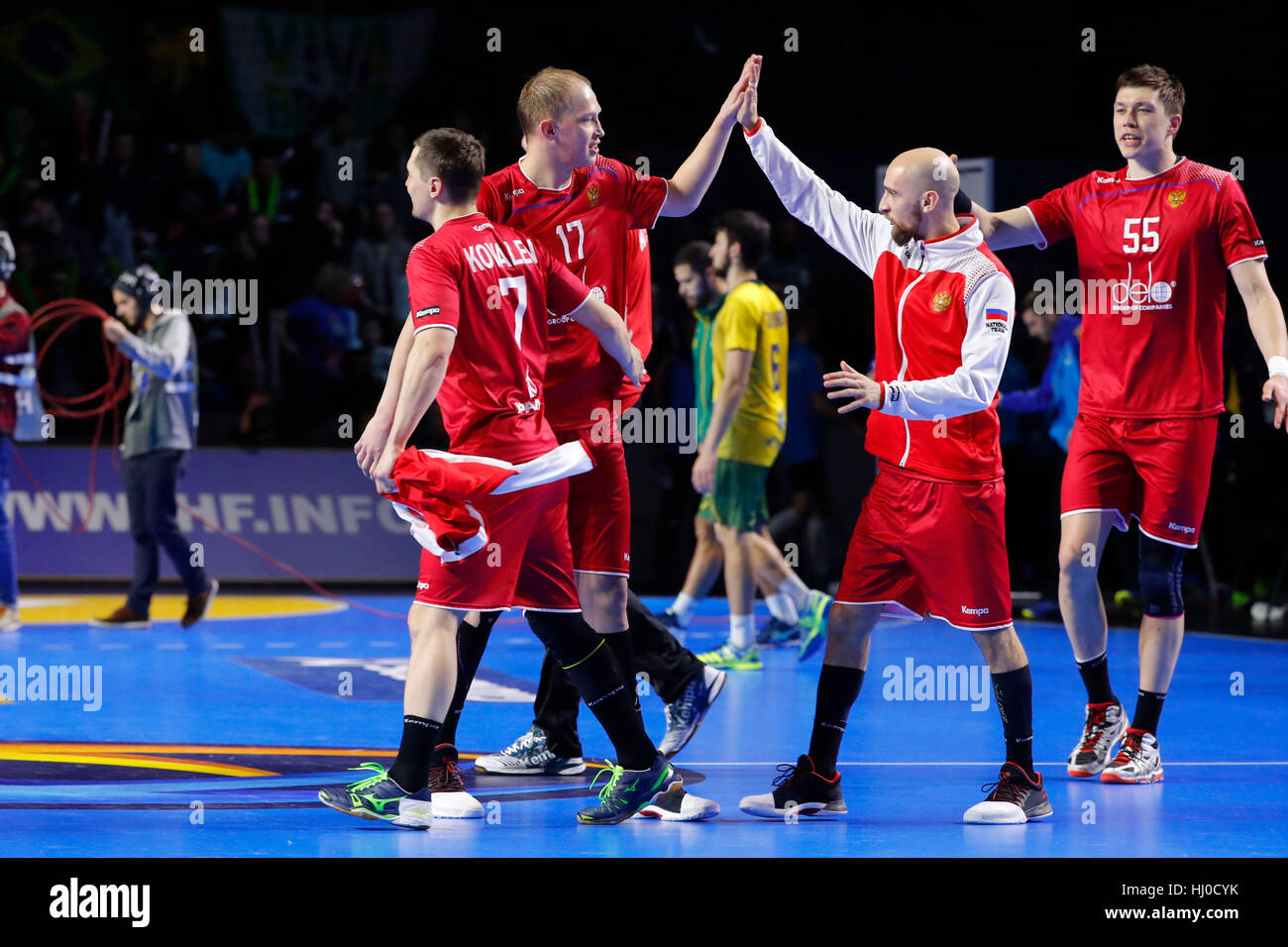 Nantes, France. 19th Jan, 2017. IHF World handball Championships ...
