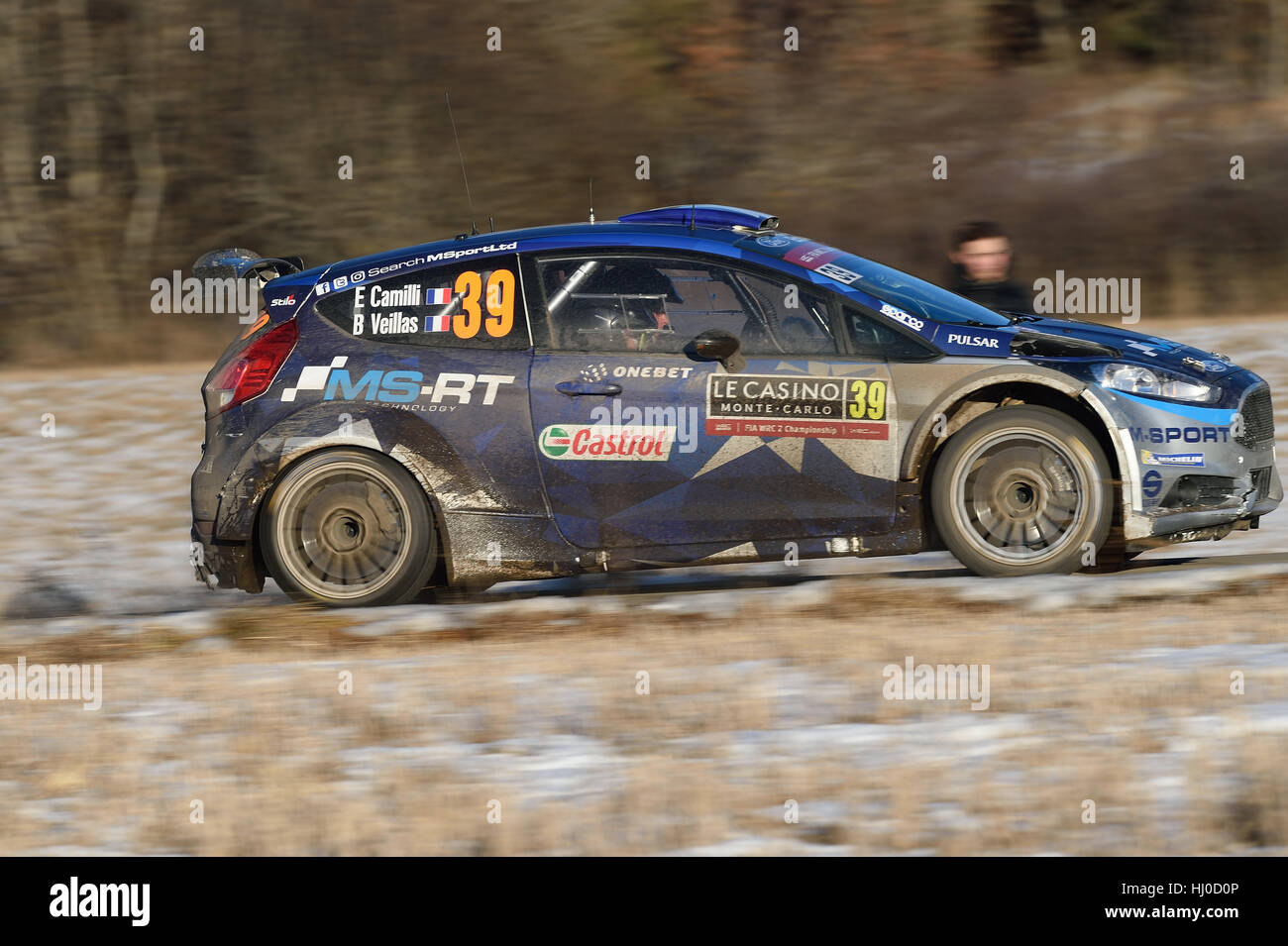Monte Carlo, Monaco. 20th Jan, 2017. Eric Camilli (Ford Fiesta R5 ...
