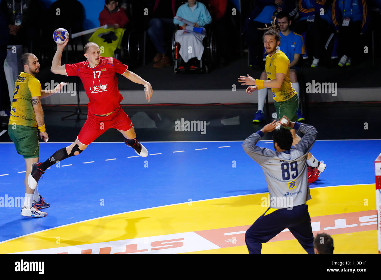 Nantes, France. 19th Jan, 2017. IHF World handball Championships ...
