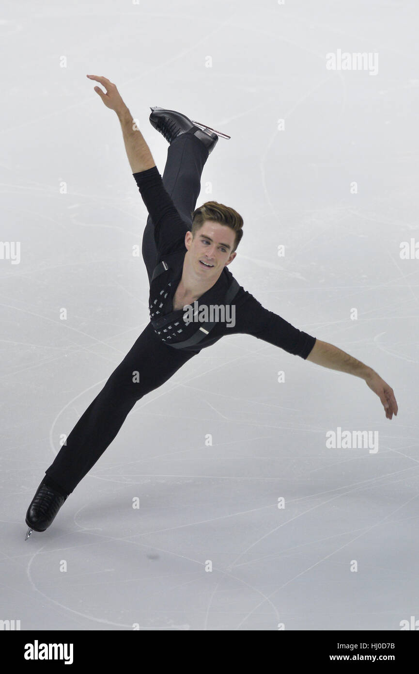 Kansas City, USA. 20th Jan, 2017. SCOTT DYER in action during the men's ...