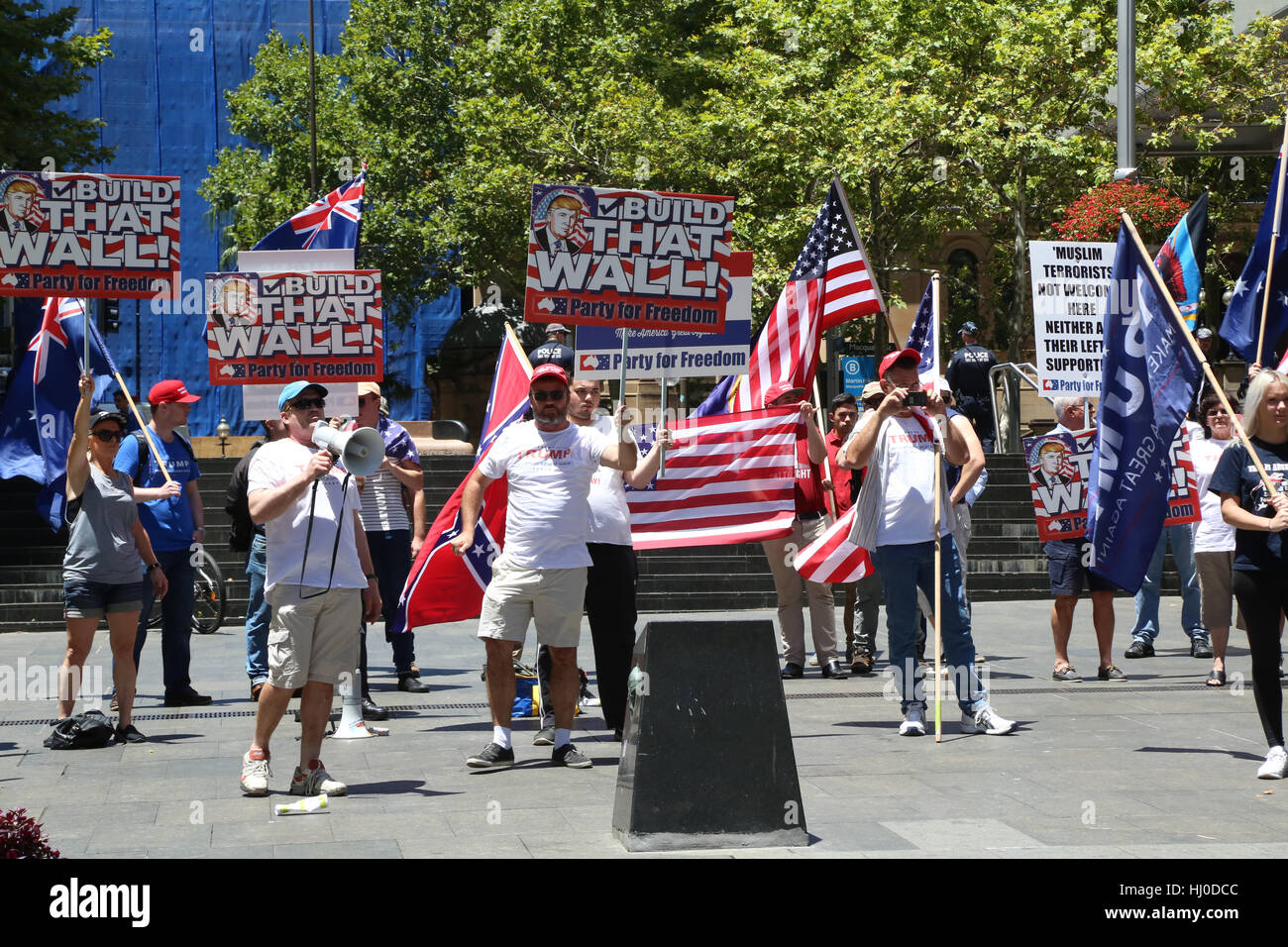 Party for freedom rally 2017 australia hi-res stock photography and ...