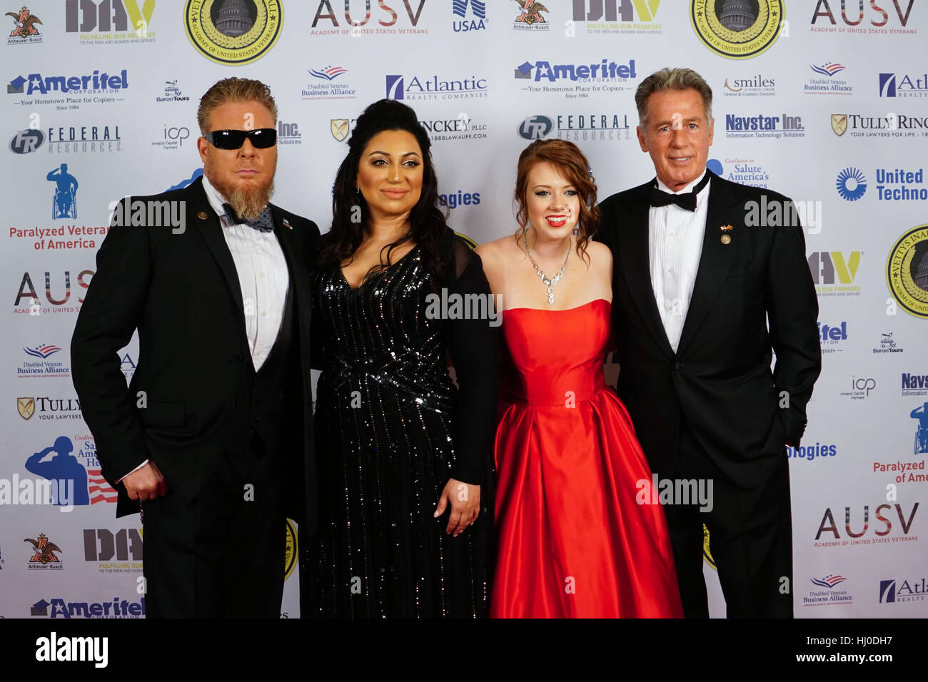 Washington DC, USA. 20th Jan, 2017. Actor Boone Cutler, Chairwoman of ...