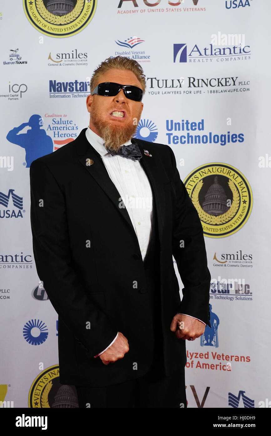 Washington DC, USA. 20th Jan, 2017. Actor Boone Cutler poses for a ...