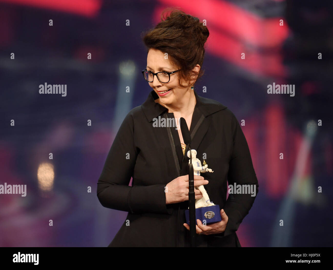 Director Marie Noelle receives the award for Best Directing for her ...