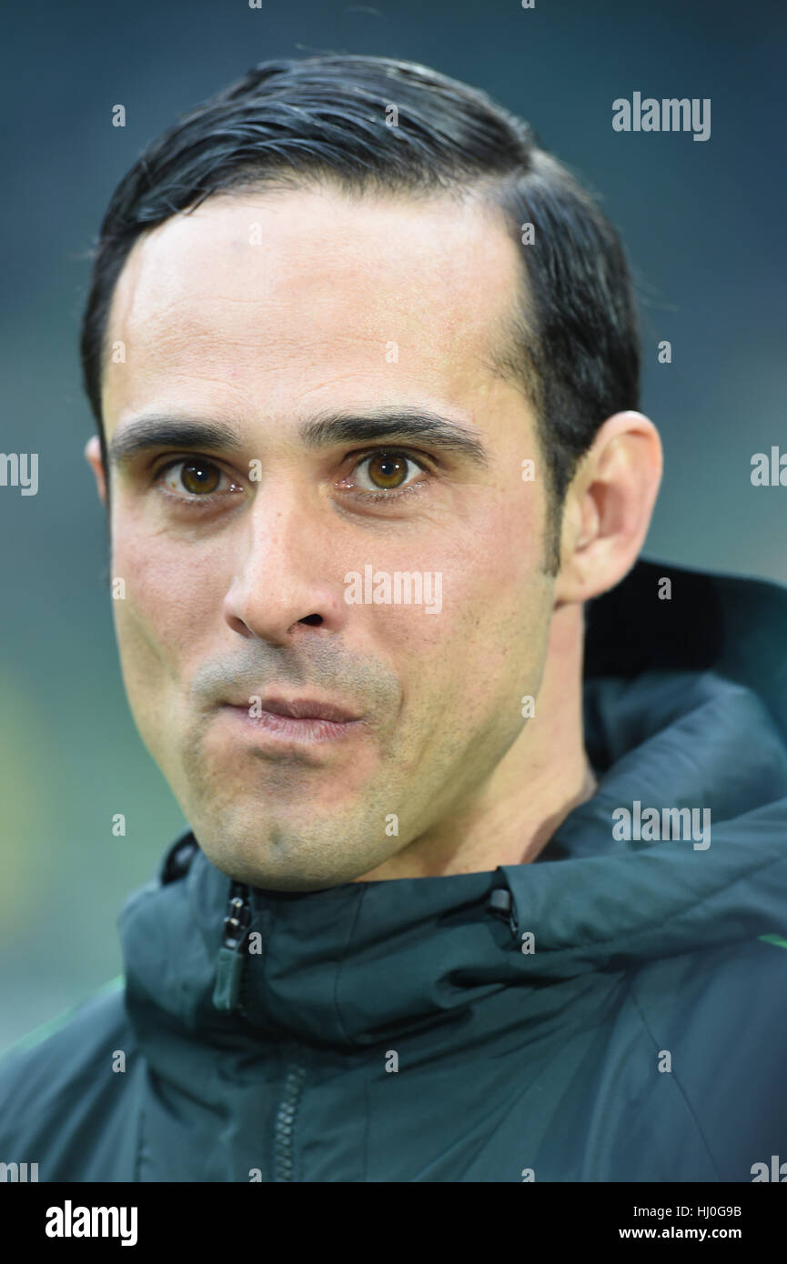 Werder coach Alexander Nouri during an interview ahead of the German ...