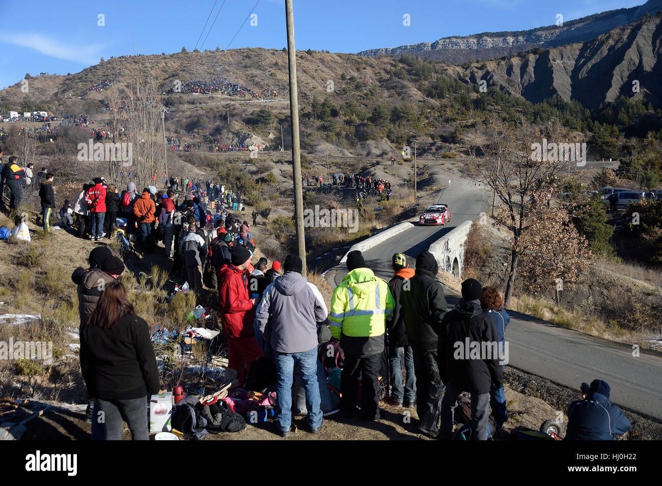 Monte Carlo, Monaco. January 21st 2017,2017 WRC Monte Carlo Rally ...