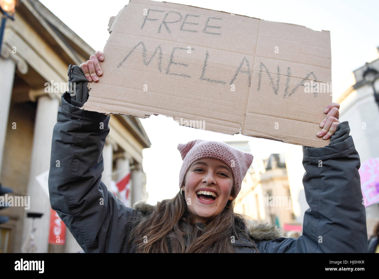 Free melania placard hi-res stock photography and images - Alamy
