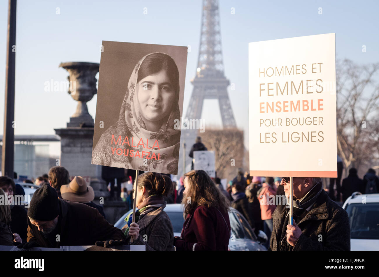 Women's march Paris - 21/01/2017 - France / Ile-de-France (region ...