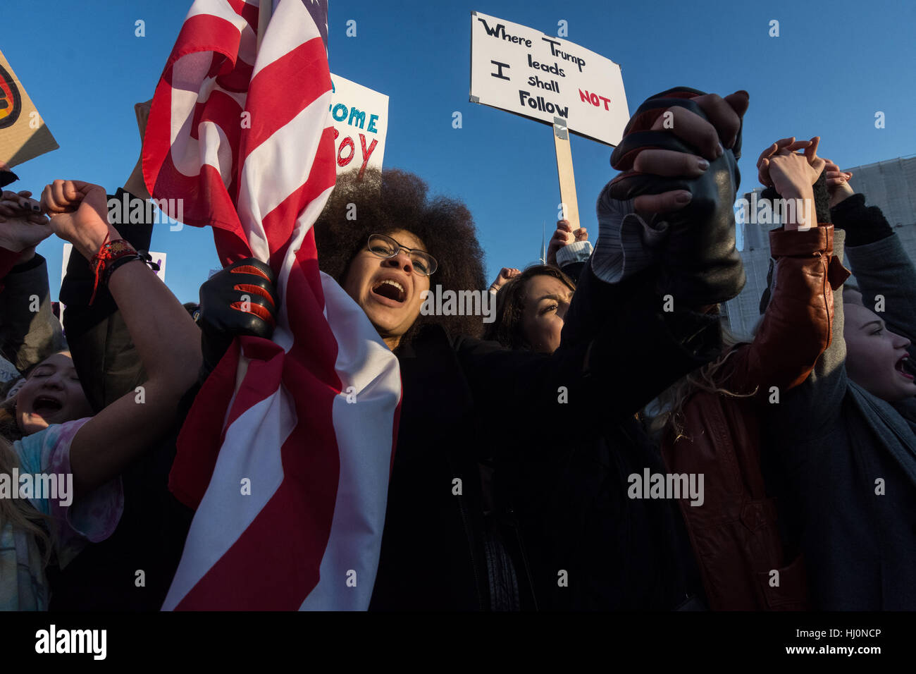 Women's march Paris - 21/01/2017 - France / Ile-de-France (region ...