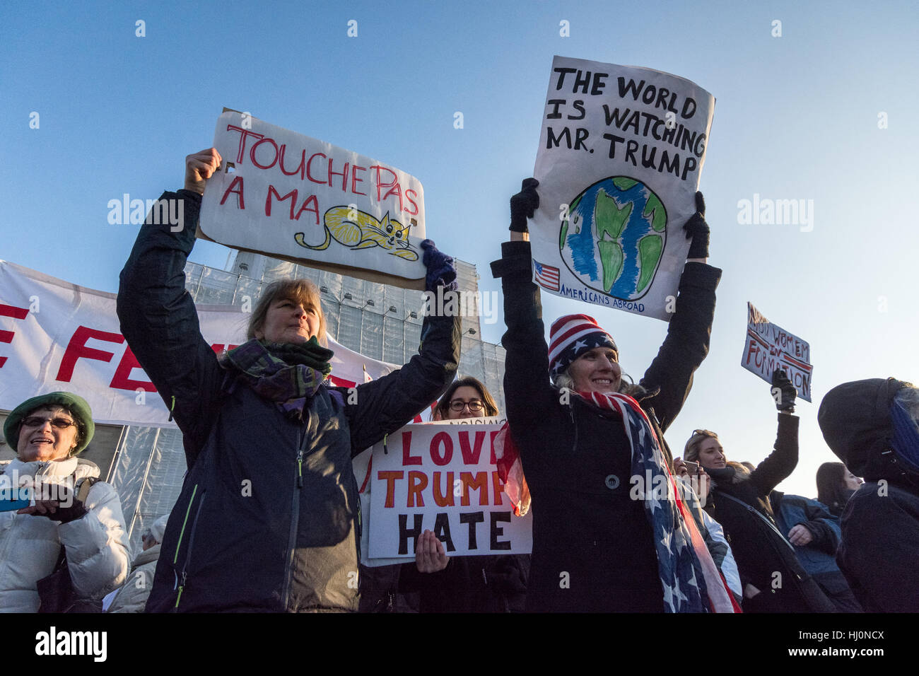 Women's march Paris - 21/01/2017 - France / Ile-de-France (region ...