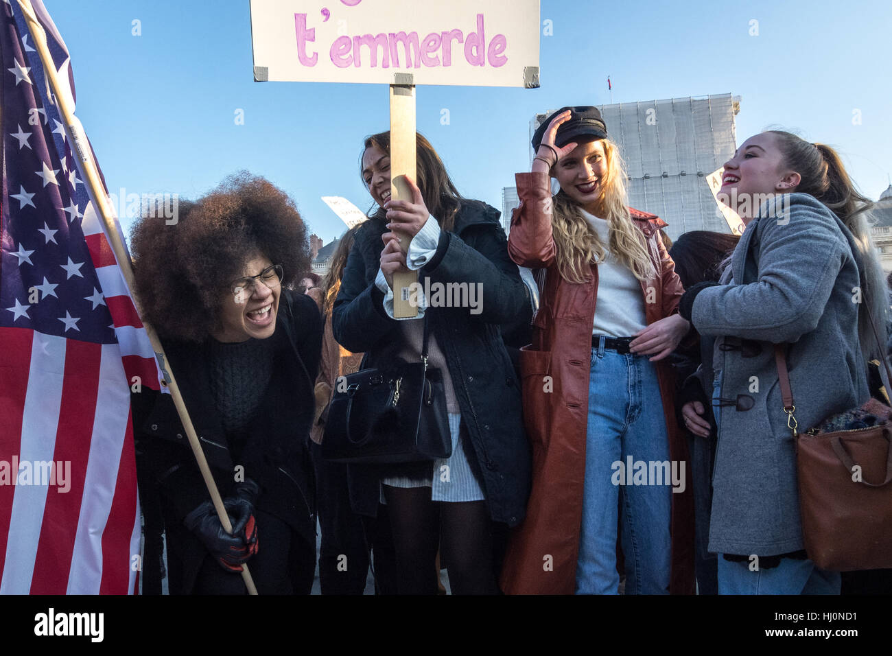 Women's march Paris - 21/01/2017 - France / Ile-de-France (region ...