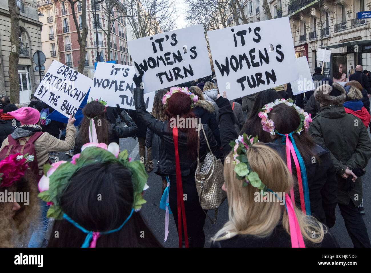 Women's march Paris - 21/01/2017 - France / Ile-de-France (region ...
