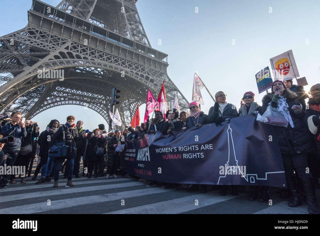 Women's march Paris - 21/01/2017 - France / Ile-de-France (region ...