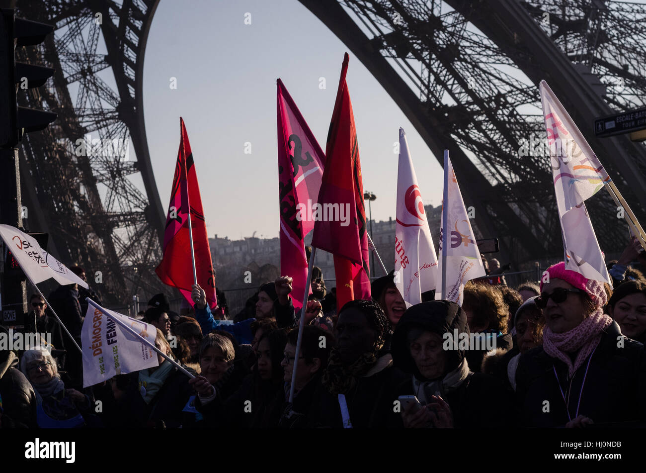 Women's march Paris - 21/01/2017 - France / Ile-de-France (region ...