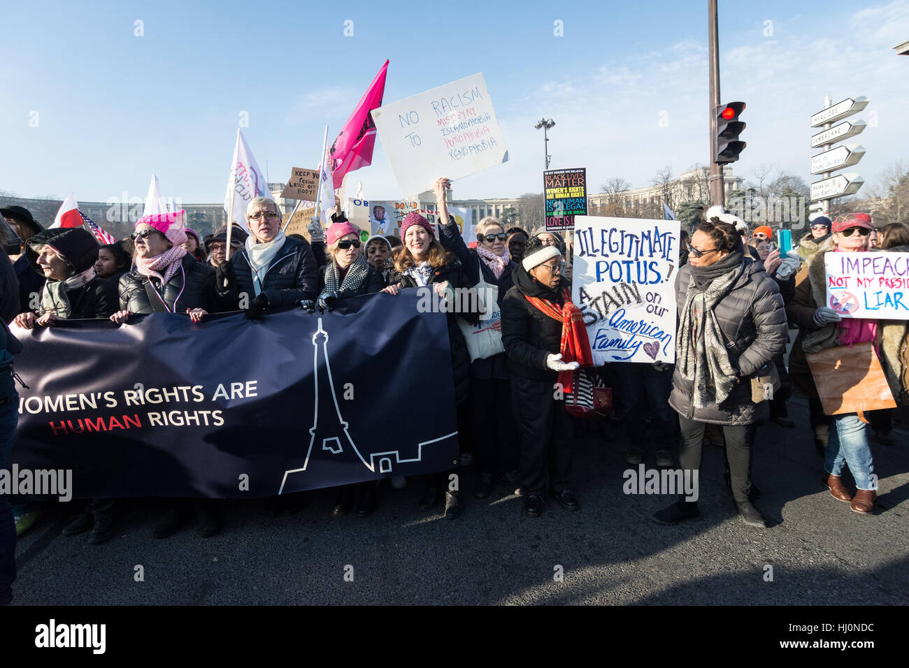 Women's march Paris - 21/01/2017 - France / Ile-de-France (region ...