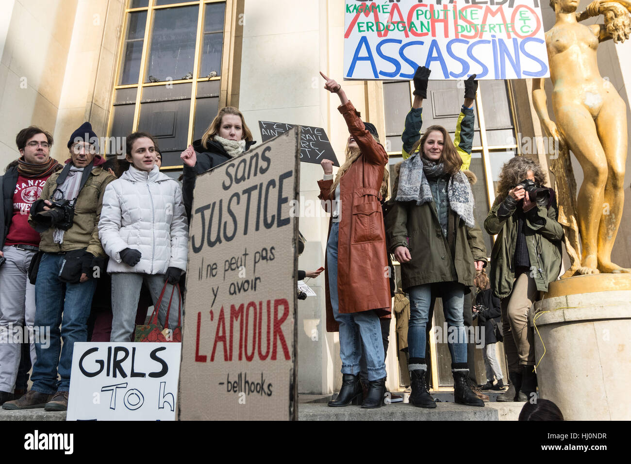 Women's march Paris - 21/01/2017 - France / Ile-de-France (region ...