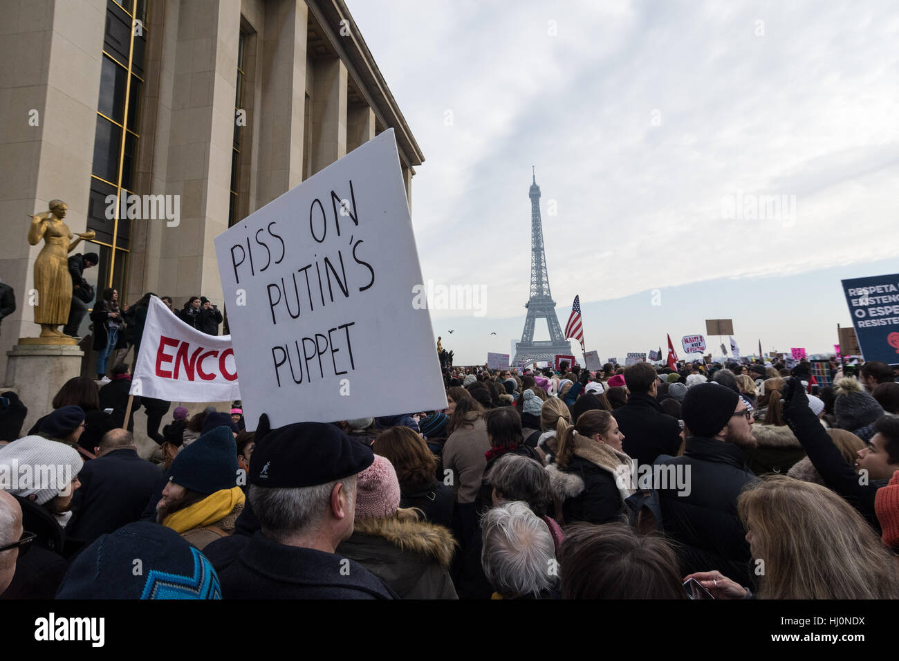 Women's march Paris - 21/01/2017 - France / Ile-de-France (region ...
