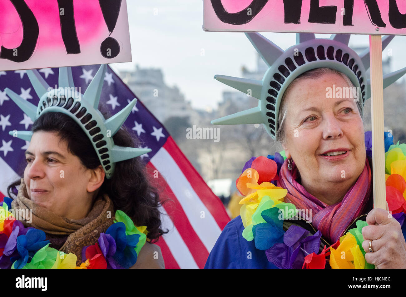 Women's march Paris - 21/01/2017 - France / Ile-de-France (region ...