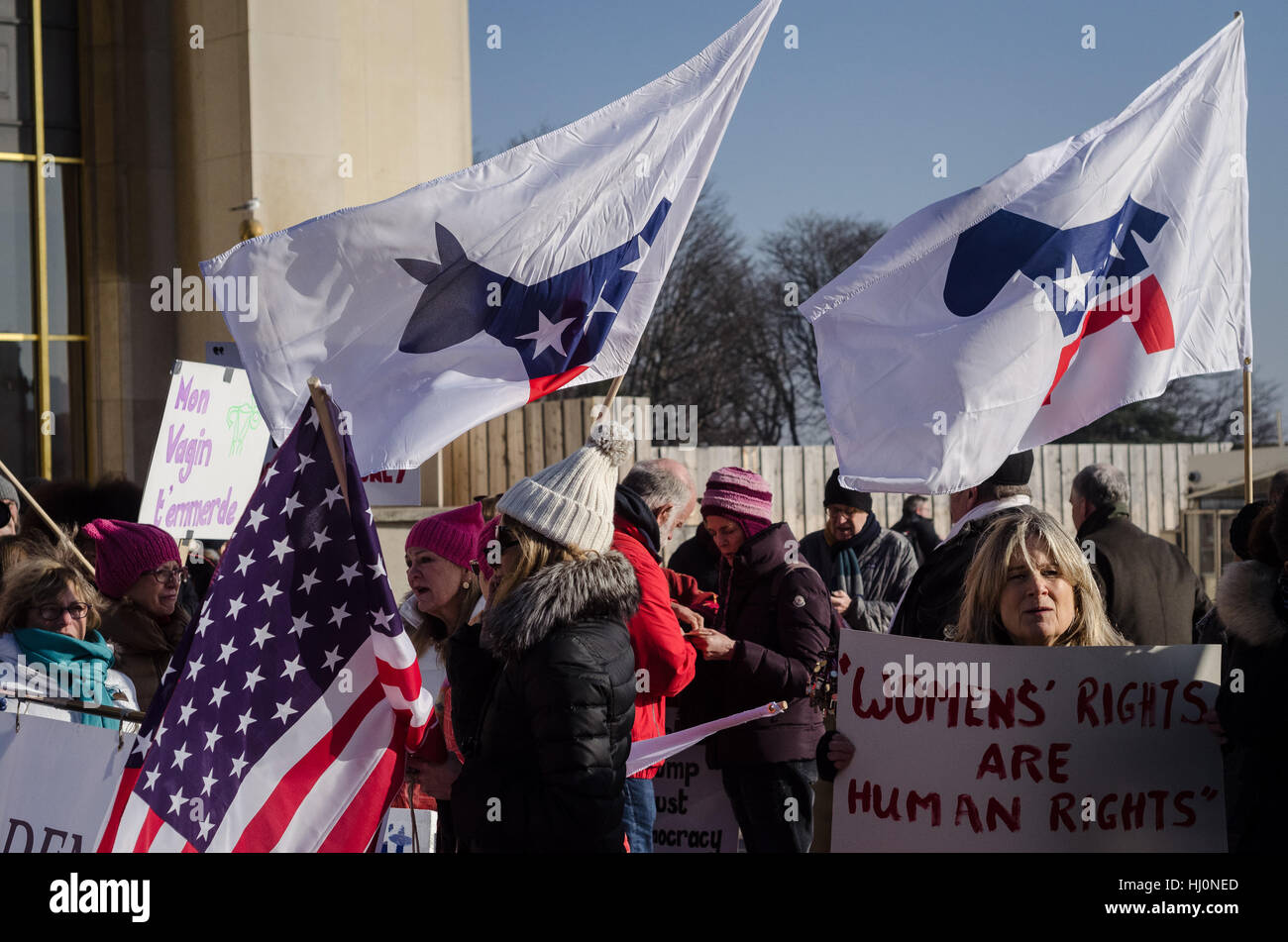 Women's march Paris - 21/01/2017 - France / Ile-de-France (region ...