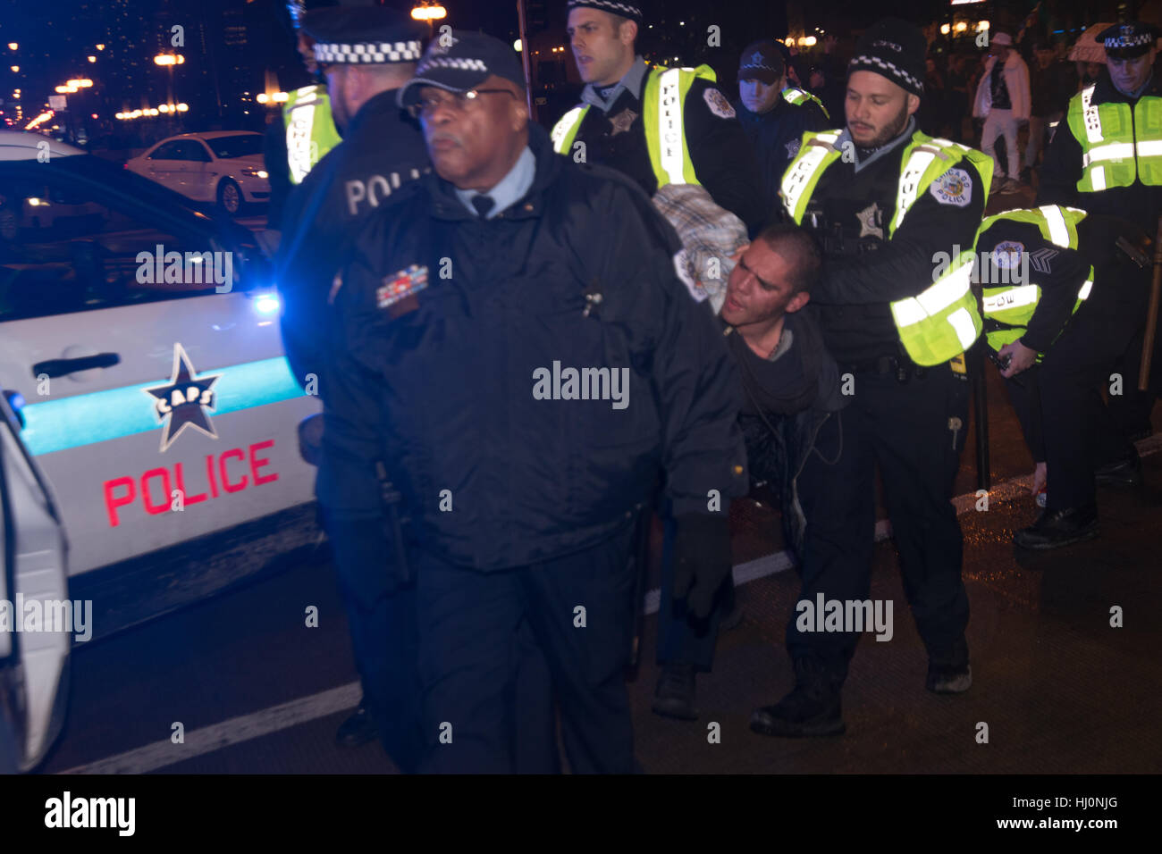 Chicago, USA. 21st Jan, 2017. Credit: James Seale/Alamy Live News Stock ...