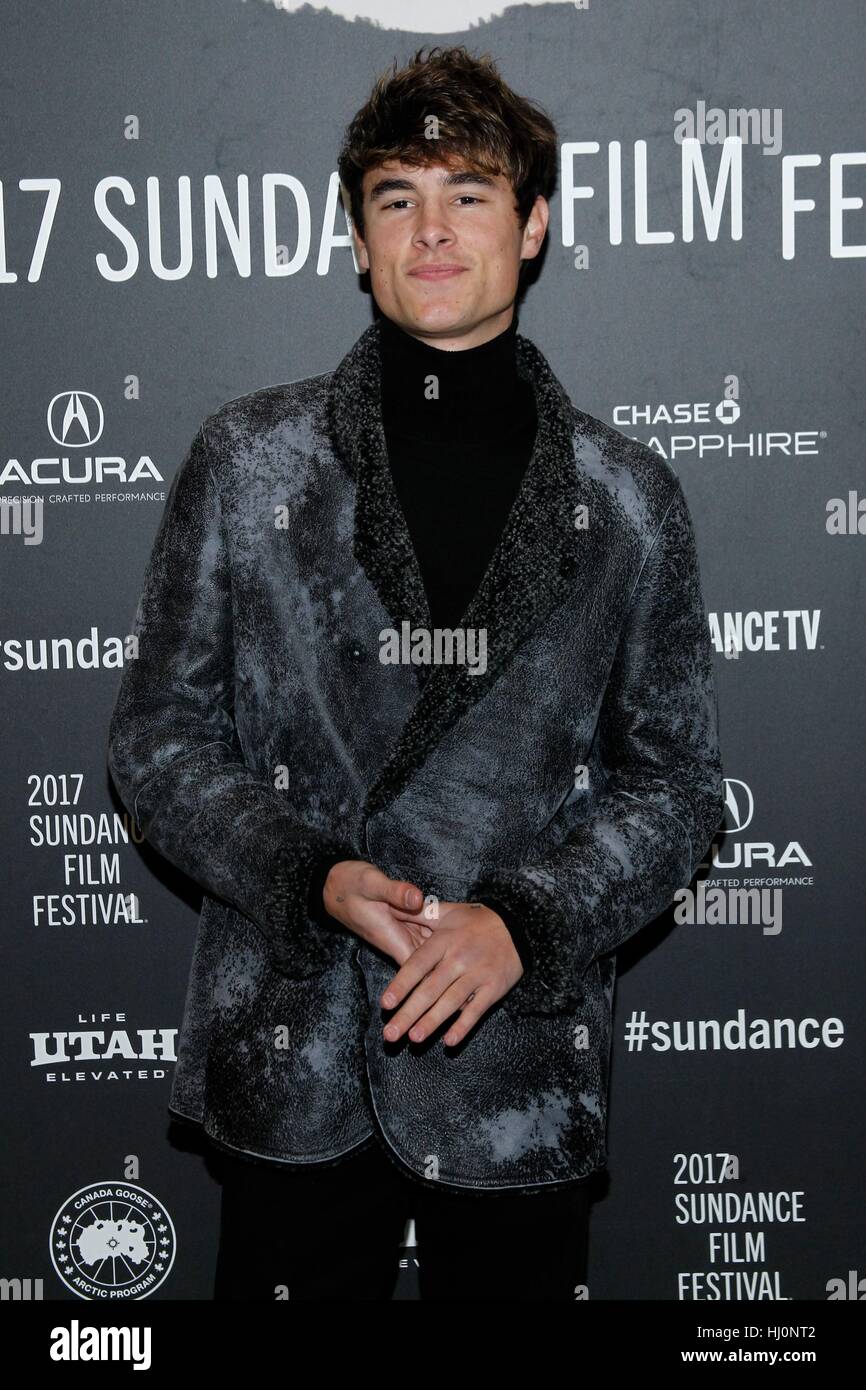 Utah, USA. 21st, January, 2017. Kian Lawley at arrivals for Before I ...