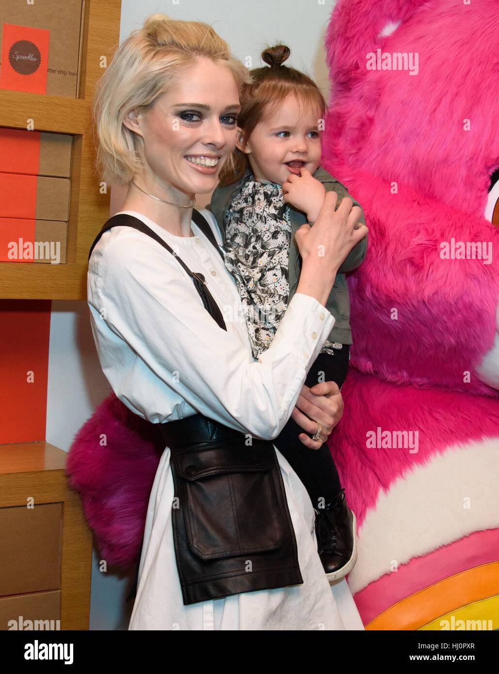 New York, USA. 21st Jan, 2017. Coco Rocha, Ioni James Conran at event ...