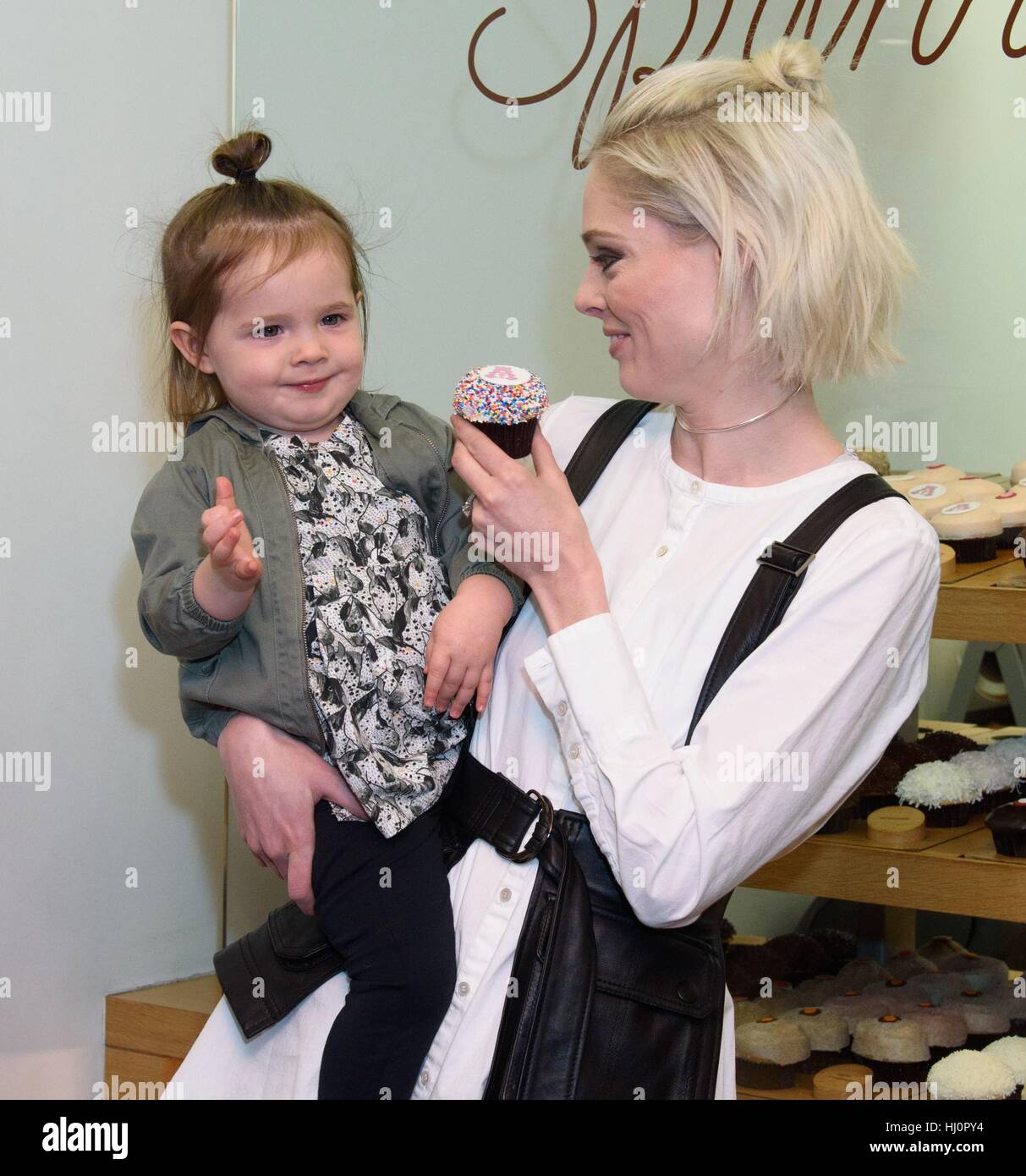 New York, USA. 21st Jan, 2017. Coco Rocha, Ioni James Conran at event ...